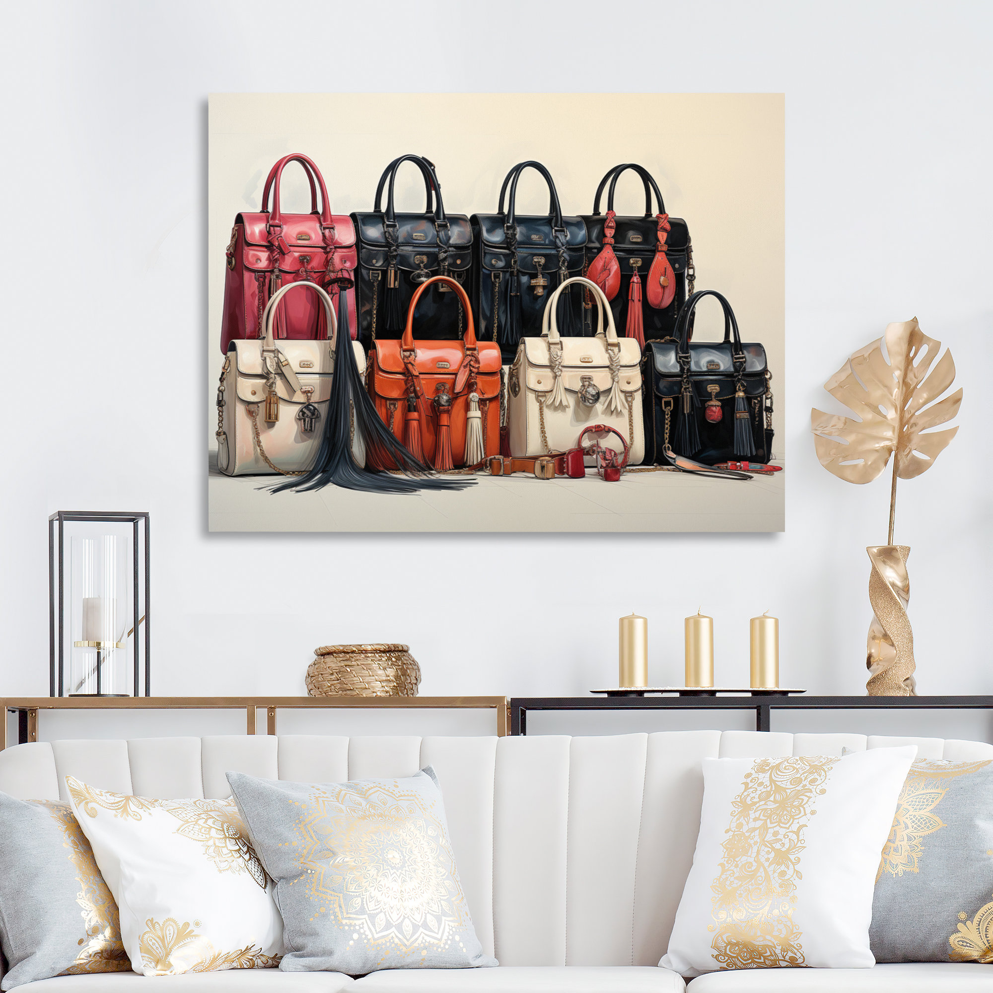Everly Quinn Minimalims Designer Bag Envy I - Print | Wayfair